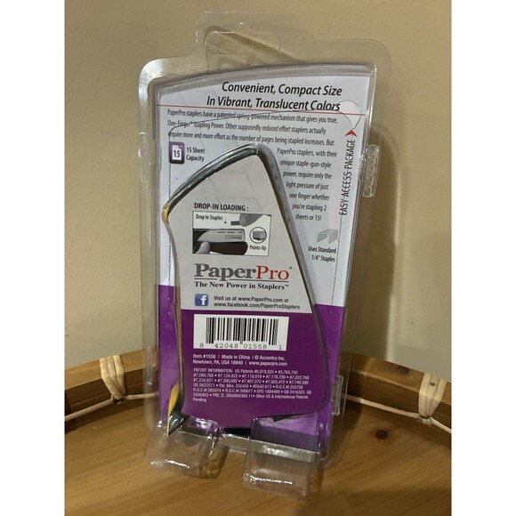 PaperPro | Office | Paper Pro Compact Stapler 5 Sheet One Finger ...